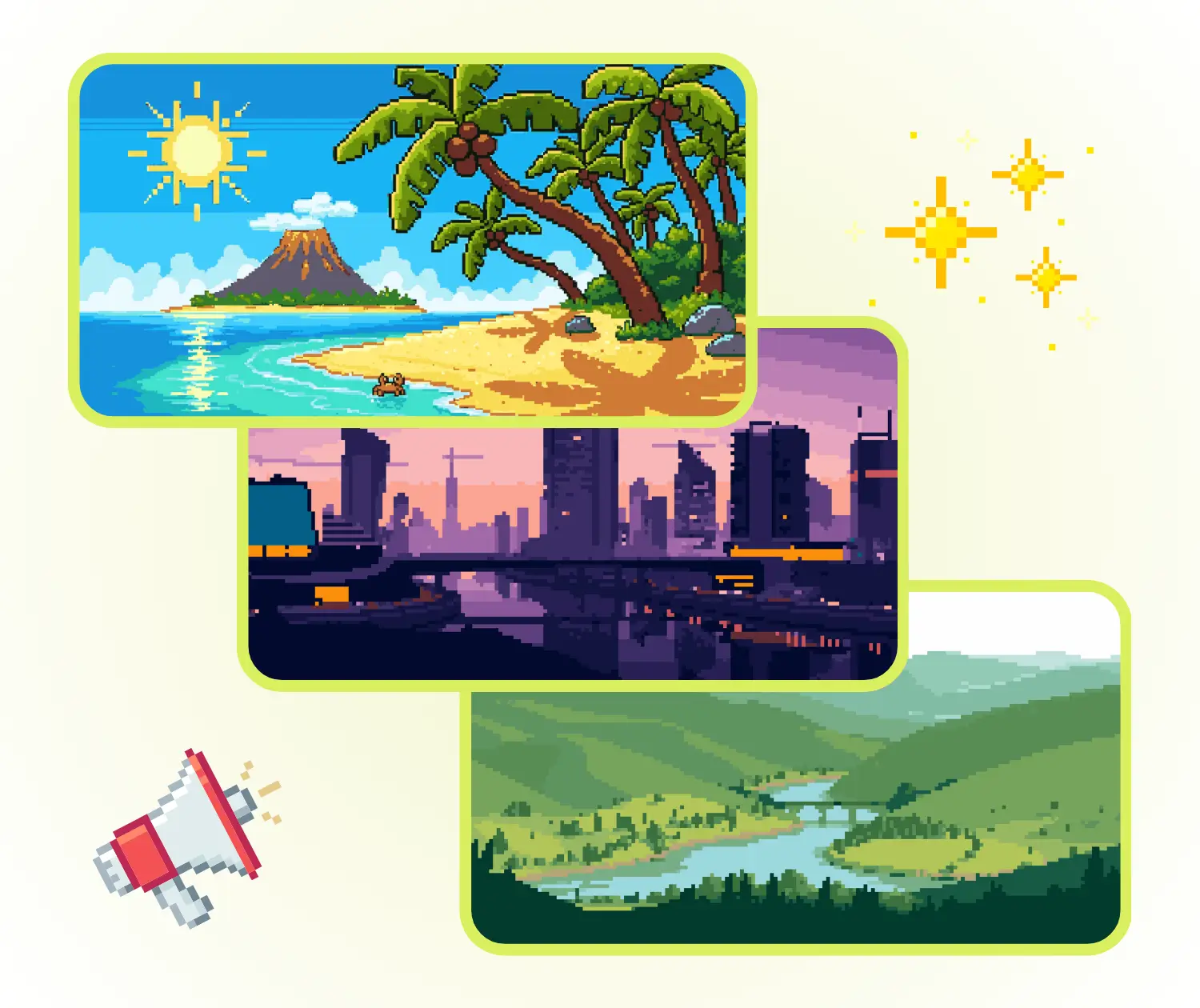 Générateur d'art pixel IA – Pixel art en ligne gratuit à partir d'images